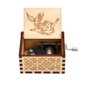 Other | Nwt Under The Sea Little Mermaid Wood Music Box | Poshmark